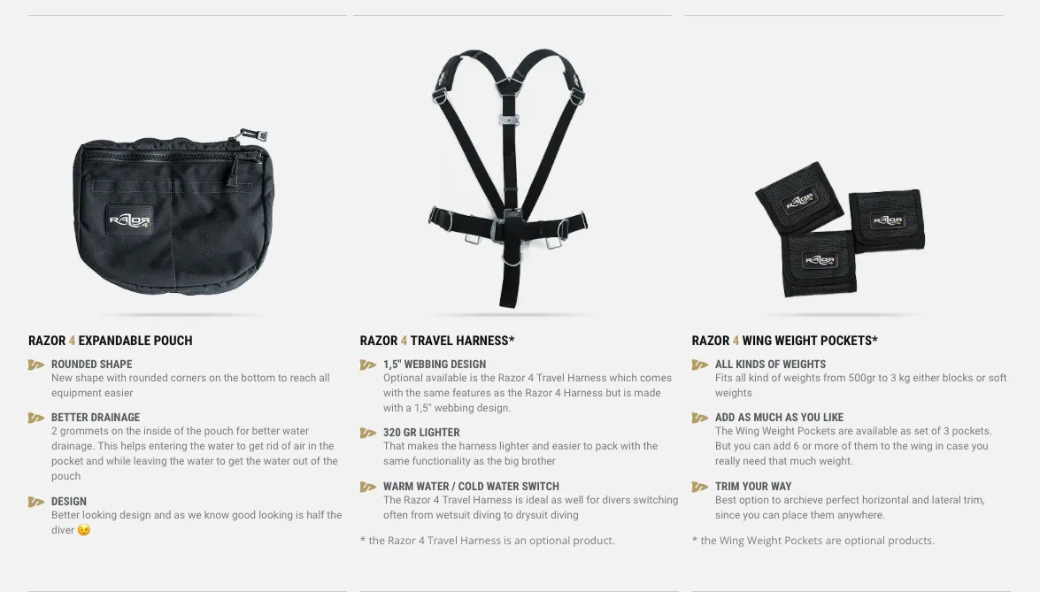 Razor 4 Sidemount System Basic | Shop | Divegen