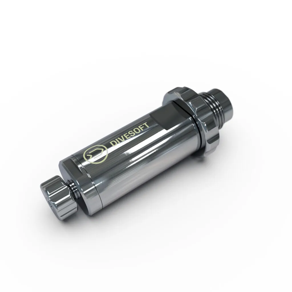 Divesoft Professional Flow Limiter MK2 DIN G5/8 | Shop | Divegen